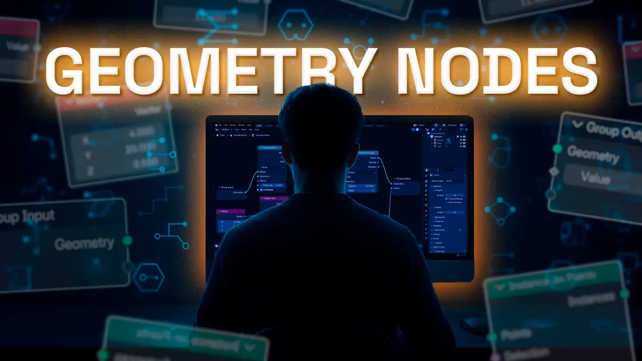 Geometry Nodes en Blender: La Magia de lo Procedural - Aura Prods